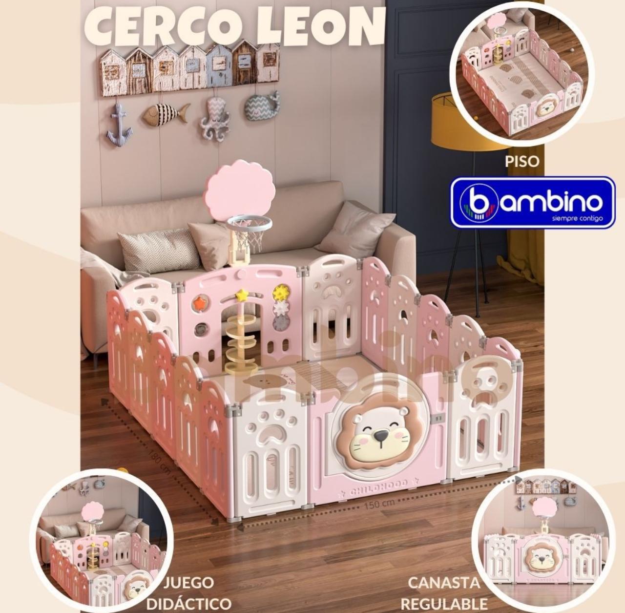Cerco León, Bambino, Rosado, BA-100L – Tiendas Canelita